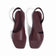 Turin Maroon Flat Sandals For Women